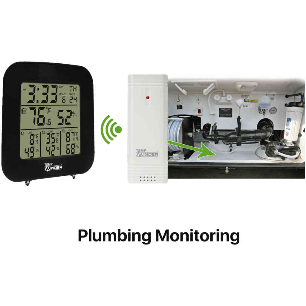 TempMinder 4-Zone Temperature and Humidity Station (MRI-333MX) - The ...