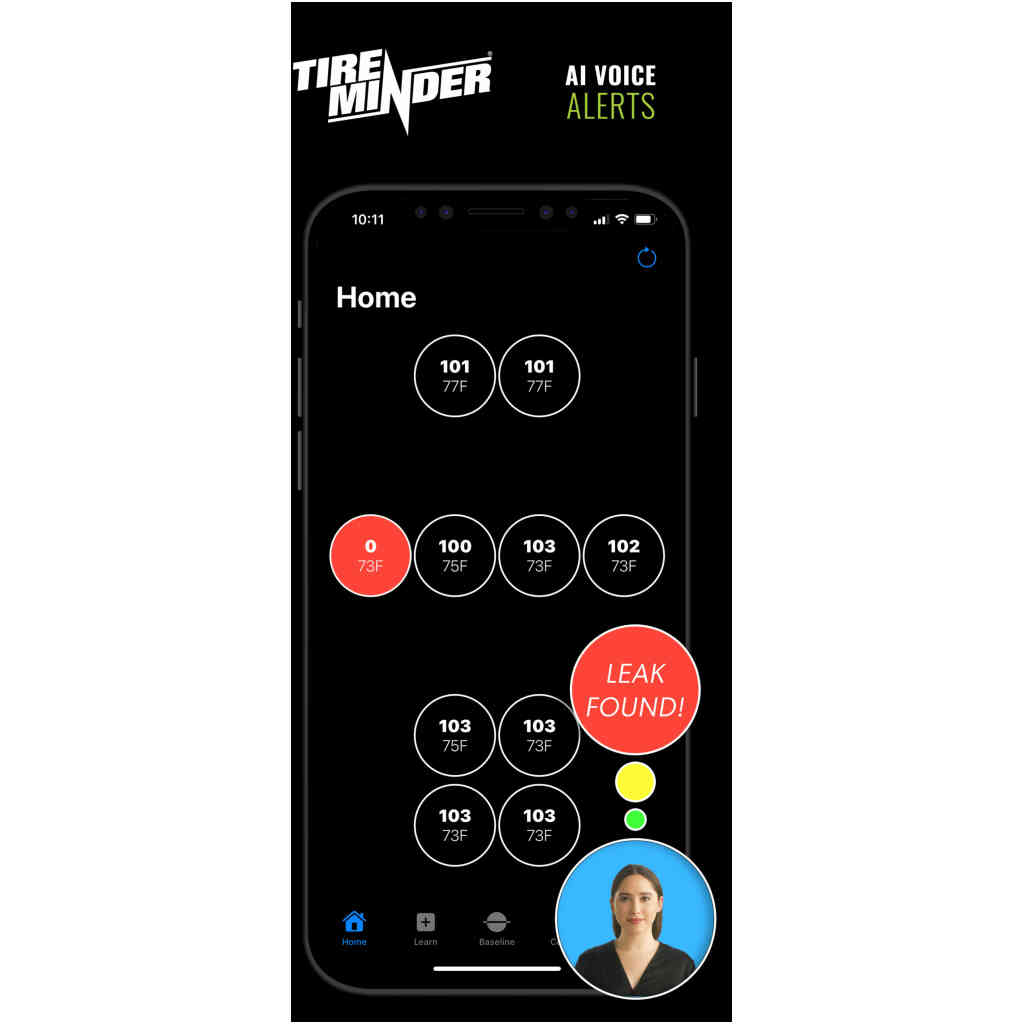TireMinder Smart TPMS - Smartphone Based Tire Pressure Monitor for RVs ...