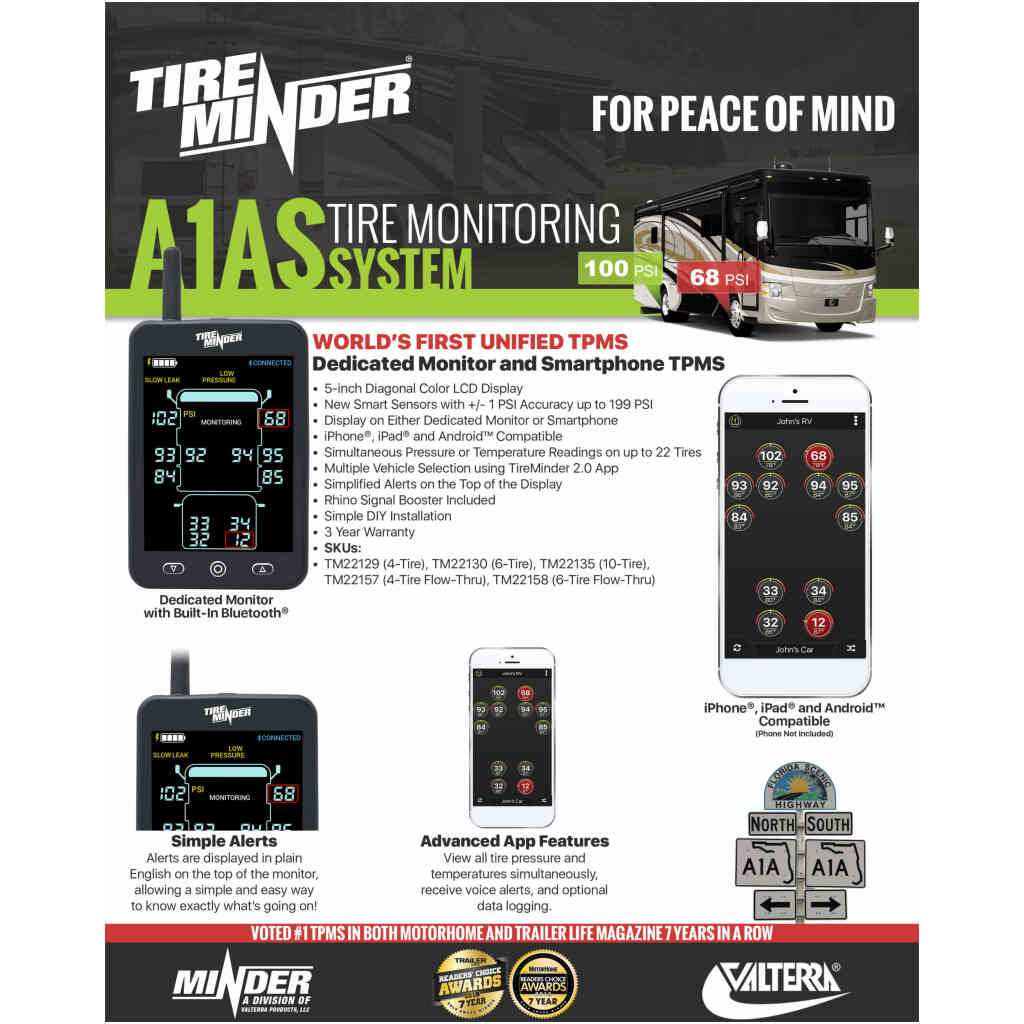 TireMinder i10 and A1AS Flyer - The OFFICIAL WEBSITE of Minder Research ...