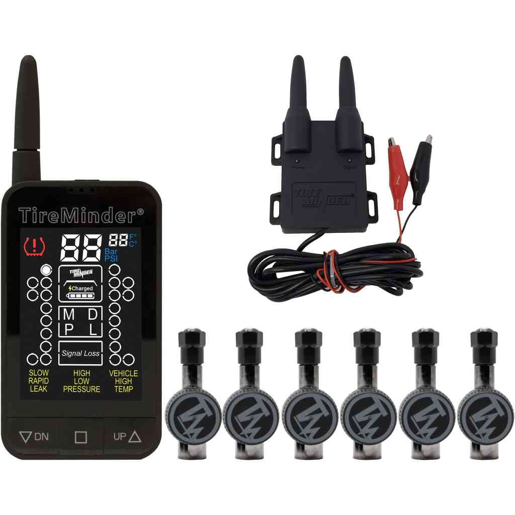 TireMinder 88C RV TPMS with 6 Flow Through Transmitters