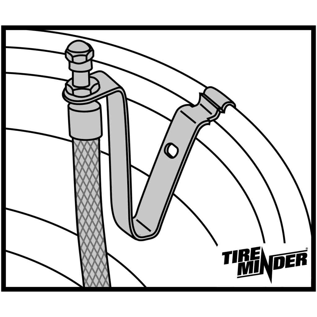 TireMinder 16-19.5 Inch Braided Steel Valve Extender Kit for Dually ...