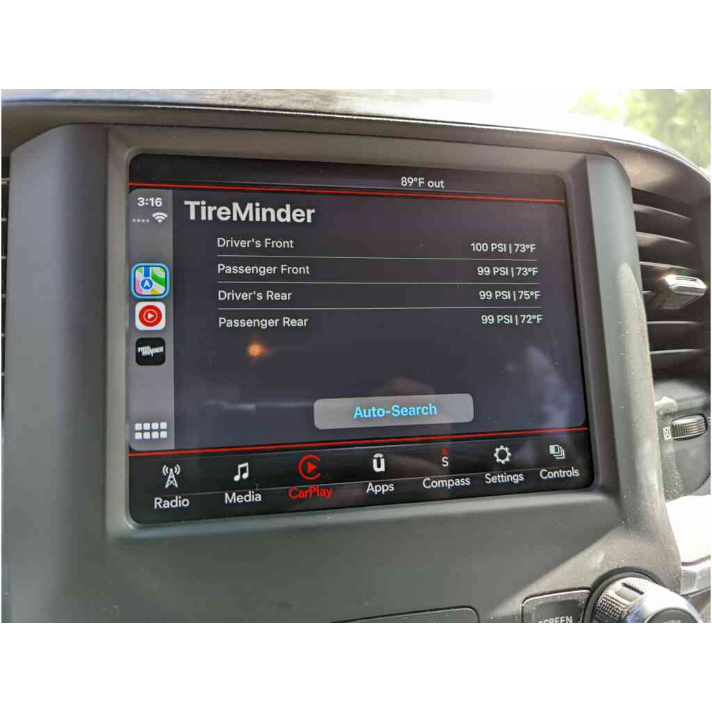TireMinder Smart TPMS with 6 Flow-Through Transmitters for RVs ...